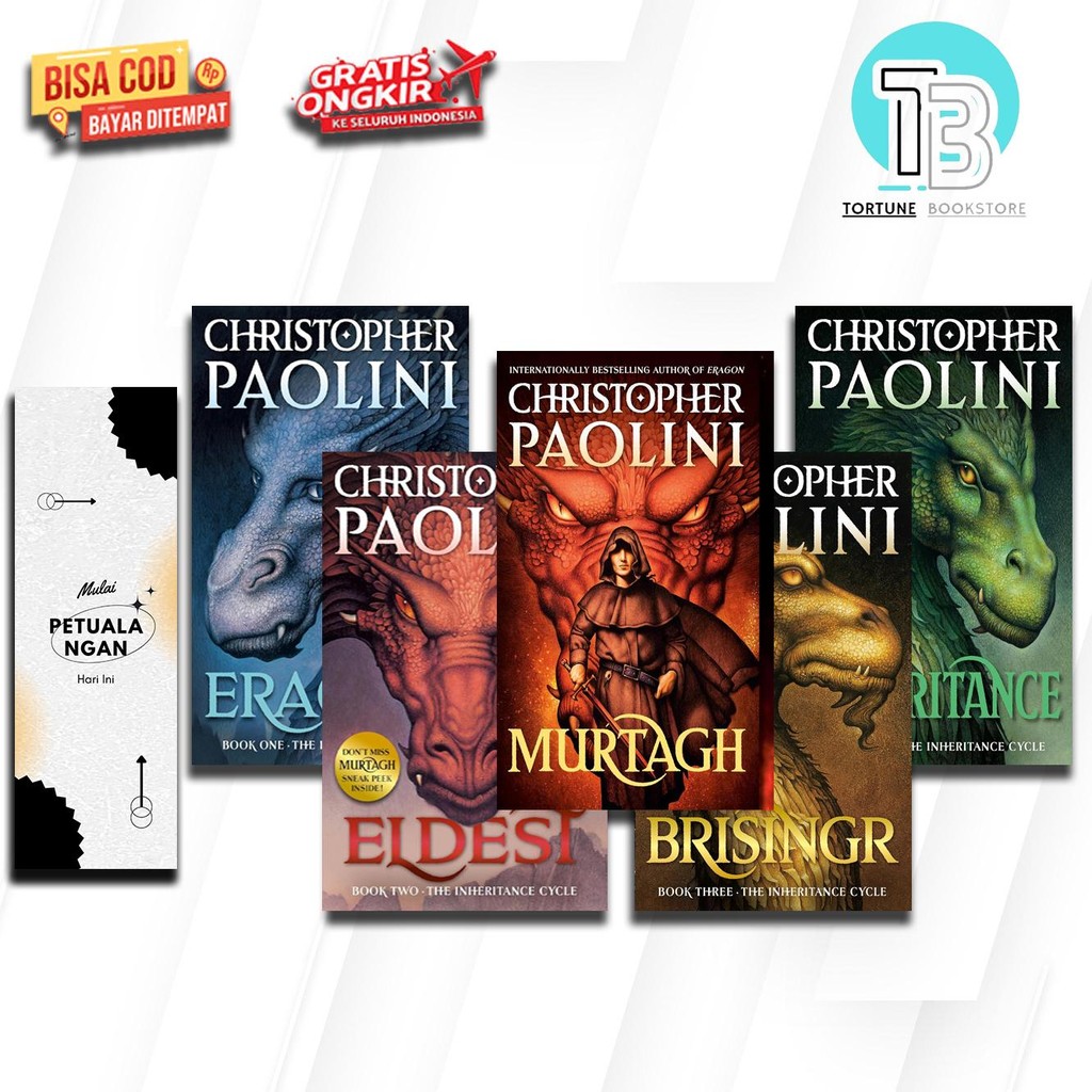Jual The Inheritance Cycle series By Christopher Paolini by Eragon ...