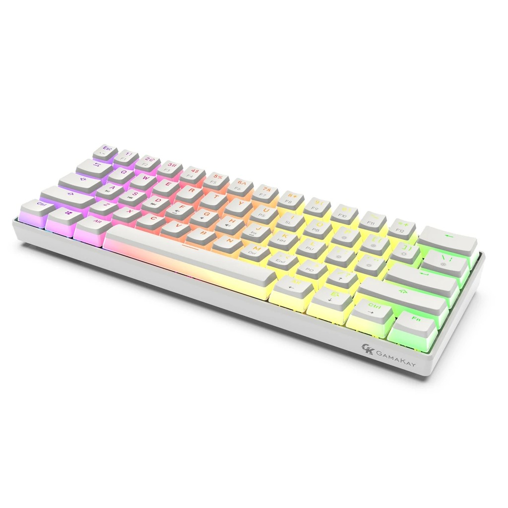 Jual GamaKay MK61 60% Wired RGB Mechanical Keyboard Gateron Optical ...