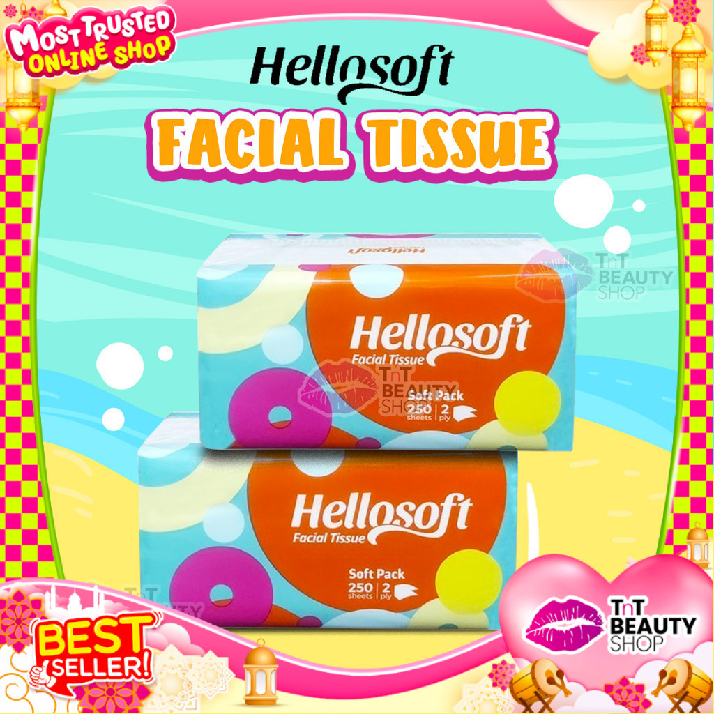 Jual Tisu Wajah Hellosoft Soft Pack Facial 250 Lembar Tissue Muka Halus ...