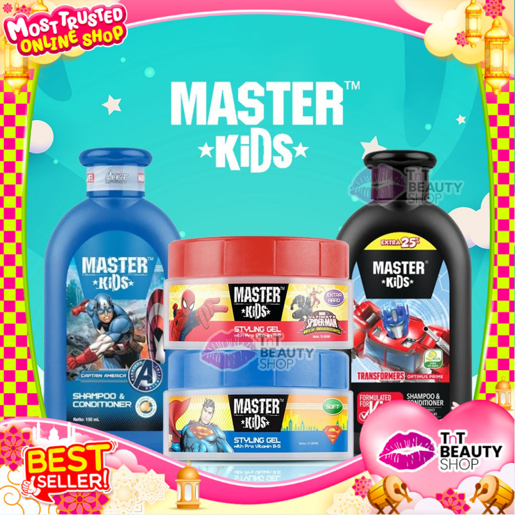 Jual Master Kids Series / Shampoo Conditioner Anak Superhero / Shower ...