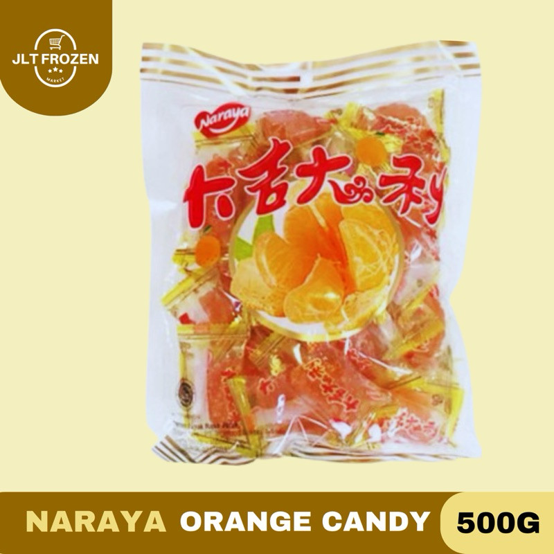 Jual Naraya Orange Candy HALAL / Permen Jelly Rasa Jeruk / Naraya ...