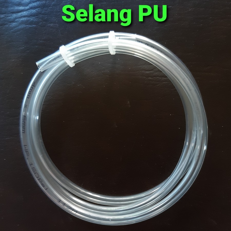 Jual Selang Pu / Selang Angin 4mm x 6mm Selang PU 4 mm x 6 mm Clear Bening | Shopee Indonesia