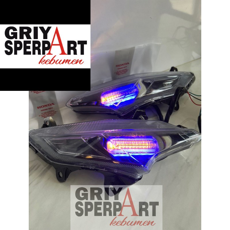 Jual Lampu Sen depan Supra X 125 Fi injection 2014-2022 Runing strobow ...