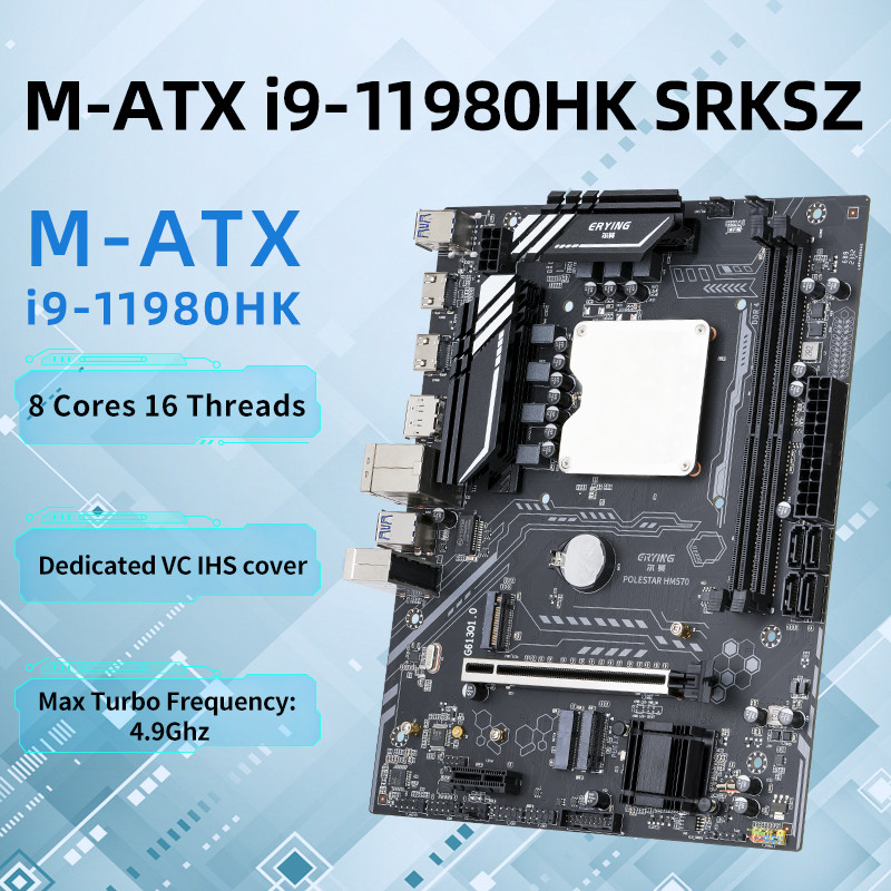 Jual ERYING DIY Gaming PC Motherboard with Onboard CPU Interpose kit i9 ...