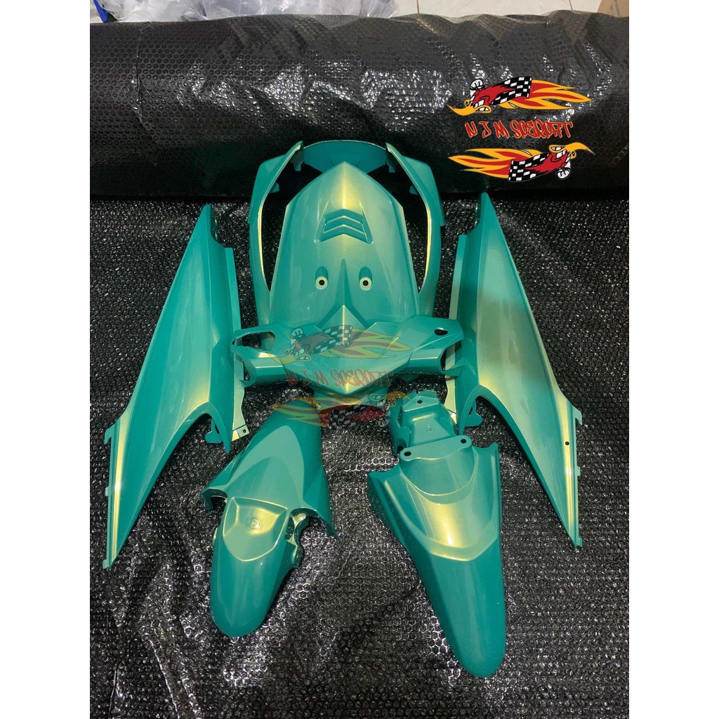 Jual Cover full body halus honda beat karbu warna aliens green hijau ...