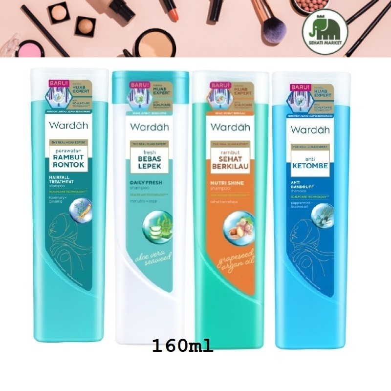 Jual WARDAH Shampoo Hijab Hairfall Treatment 160ml | Shopee Indonesia