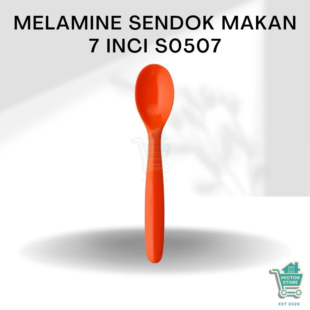 Jual MICTON Premium Melamine Sendok Makan 7 Inch S0507 Sendok Lusin ...