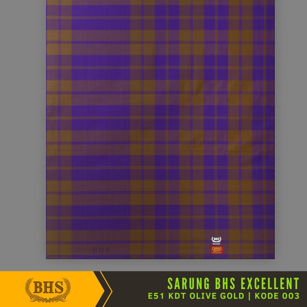 Jual Sarung BHS Excellent Gold Motif E51 KDT Kombinasi Dua Teropong ...