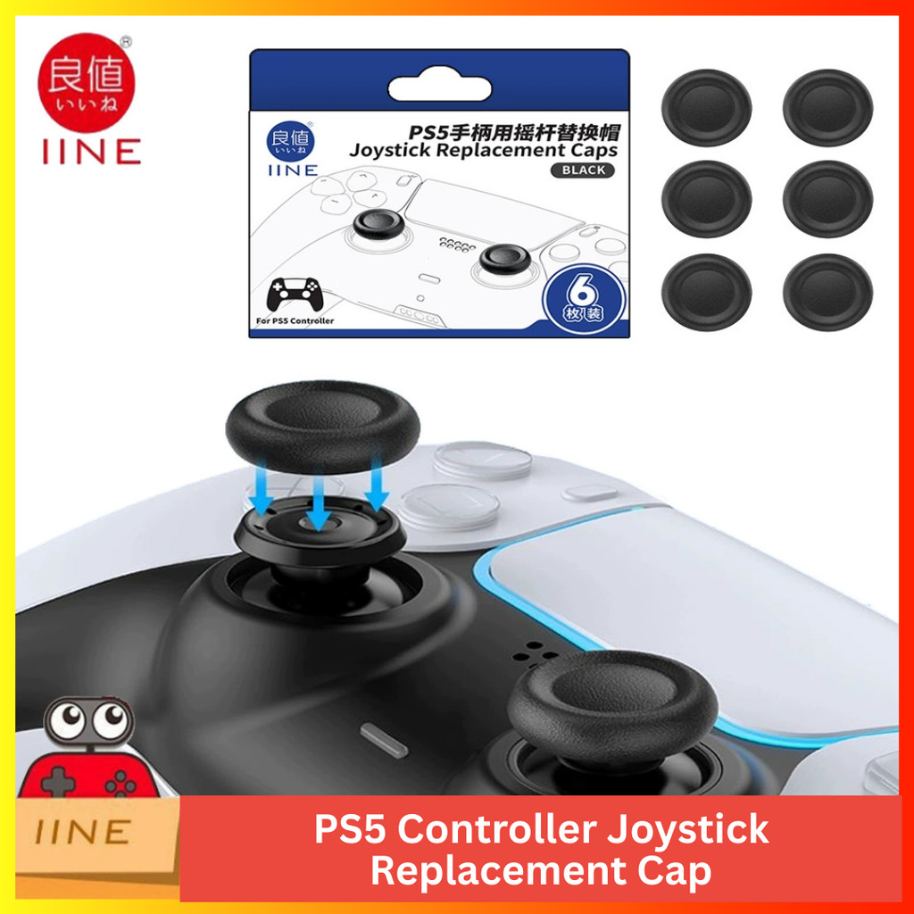 Jual IINE PS5 Controller Analog Thumb Cap Replacement Karet Penutup ...