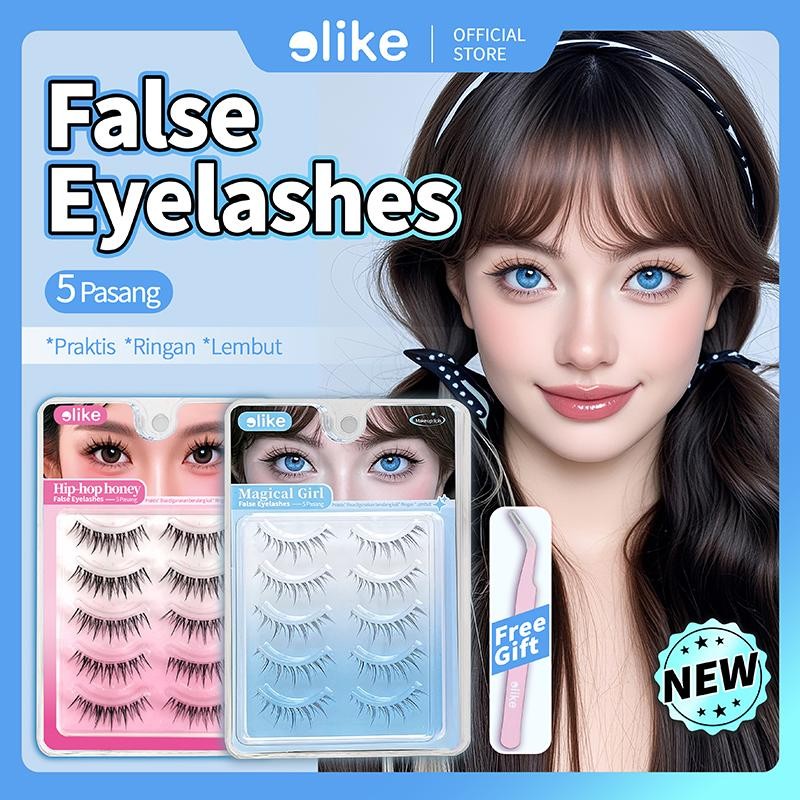 Jual [Free pinset]Elike x Miniso Natural Nude Makeup Bulu Mata Palsu ...