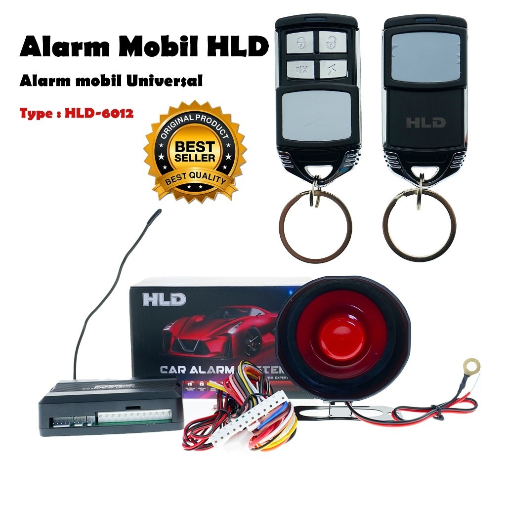Jual Alarm Mobil HLD Model Remot Tombol Universal Alaram mobil HLD ...