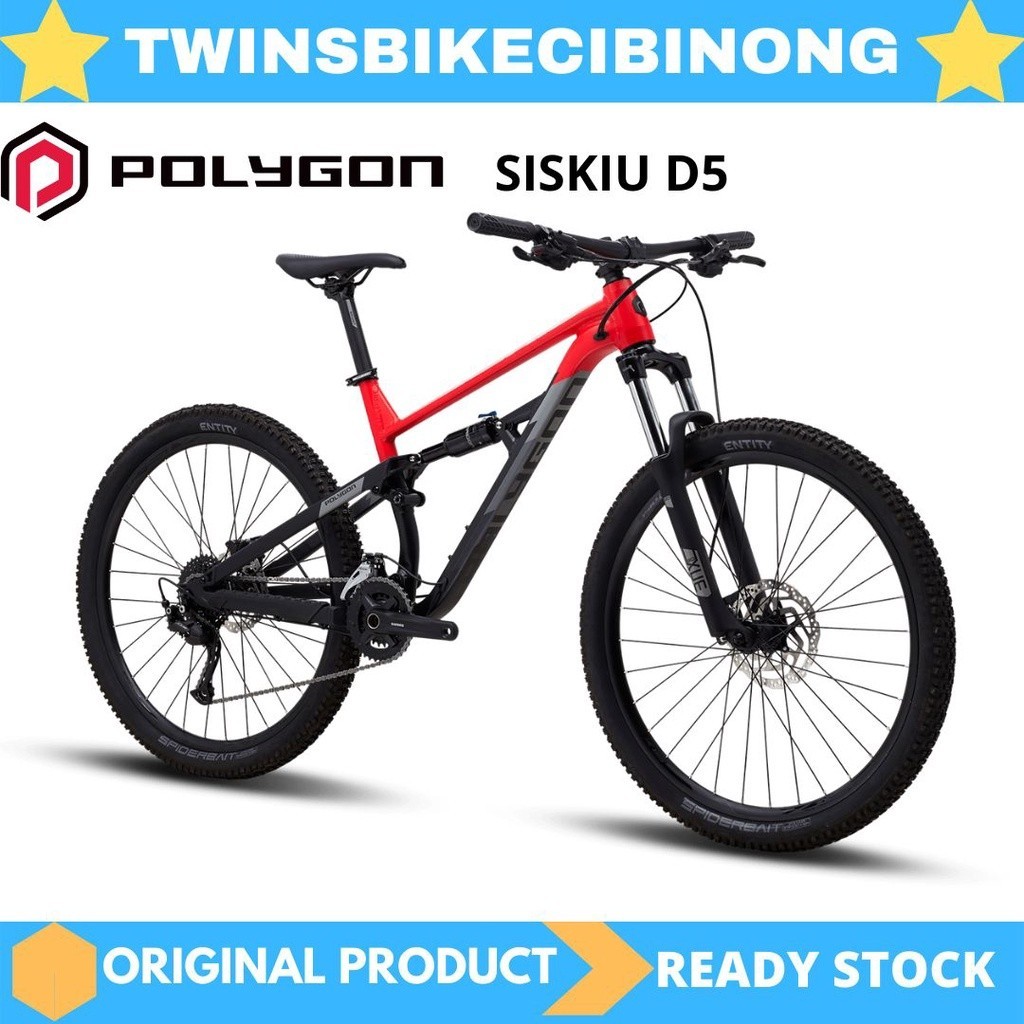 Jual Sepeda Gunung MTB FULLSUS POLYGON SISKIU D5 2023 | Shopee Indonesia