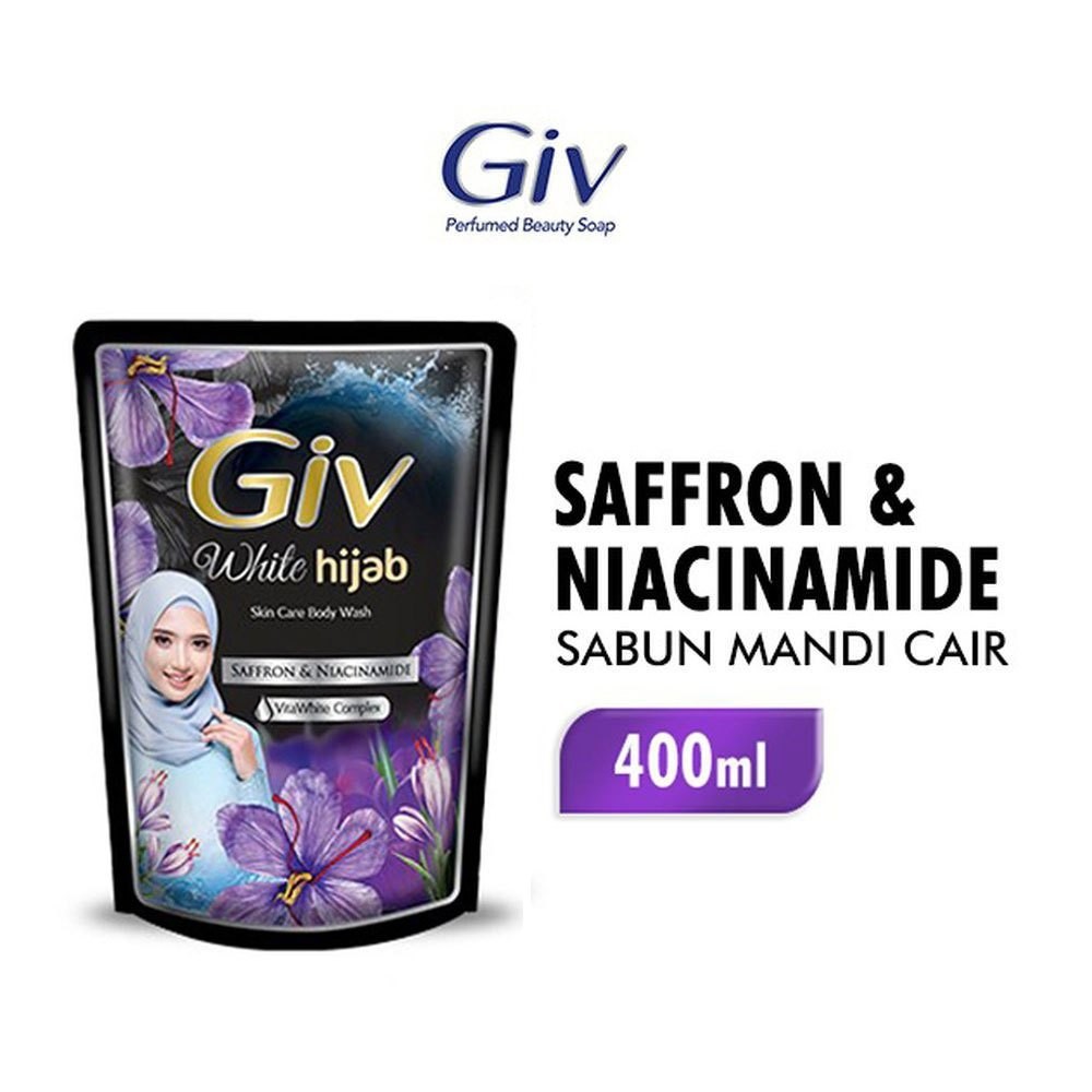Jual Giv Body Wash Hijab Saffron & Niacinamide 400mL | Shopee Indonesia