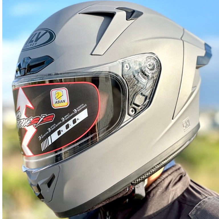 Jual Helm Alv Genesis Full Face Solid Sni | Shopee Indonesia