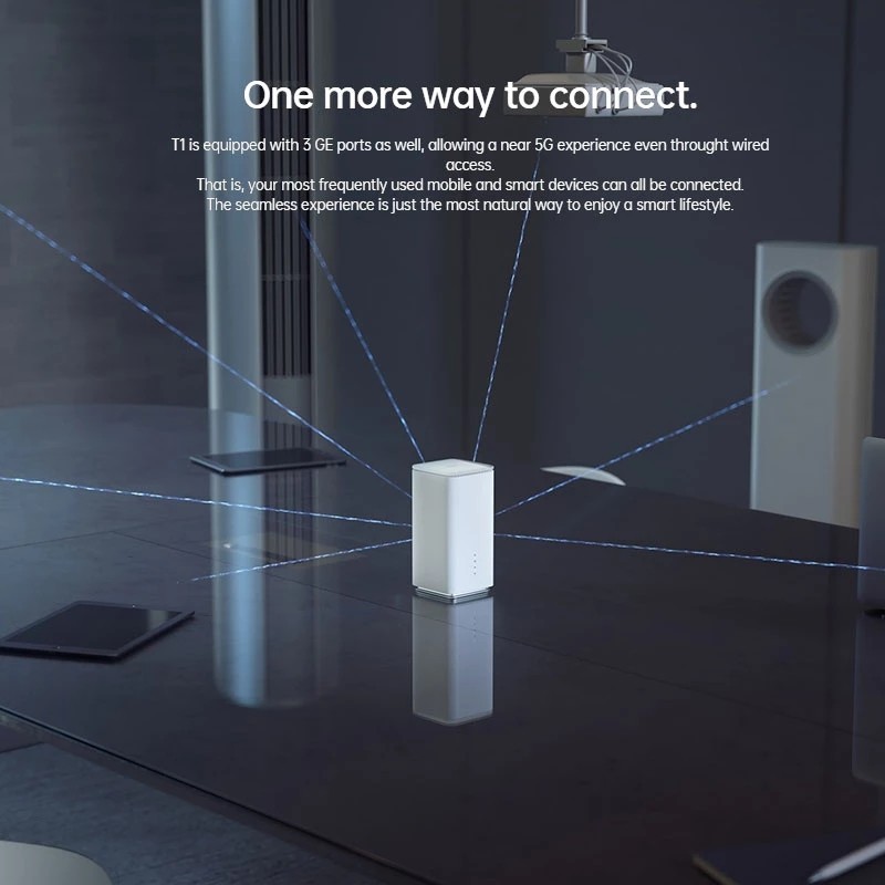 Jual Original OPPO 5G CPE T1 Mobile WiFi Router CTA02 Snapdragon X55 5G modem SA/NSA Up to 4 ...