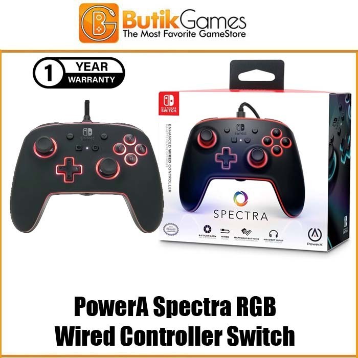 Jual PowerA Spectra Enhanced Stick Kabel Wired Controller Nintendo ...