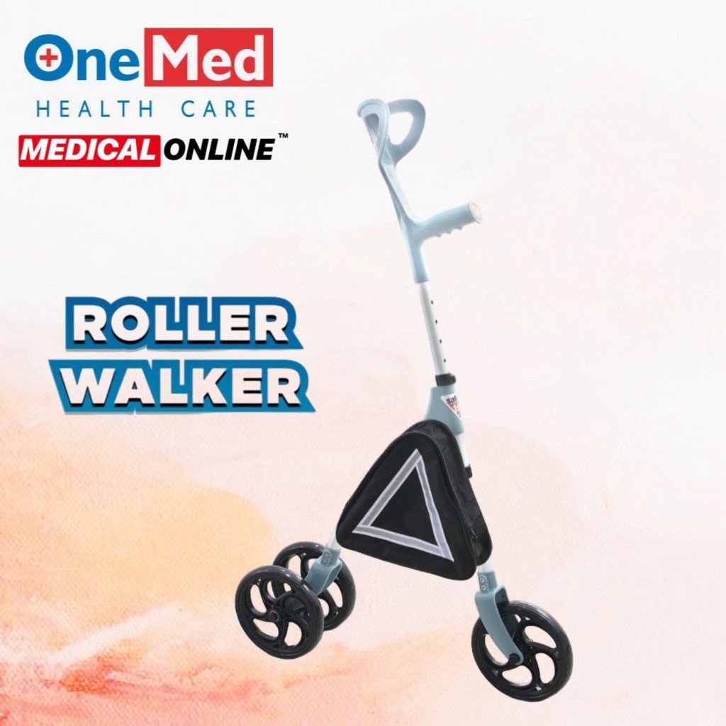 Jual ROLLER WALKER ONEMED ALAT BANTU JALAN 3 RODA + REM MEDICAL ONLINE ...