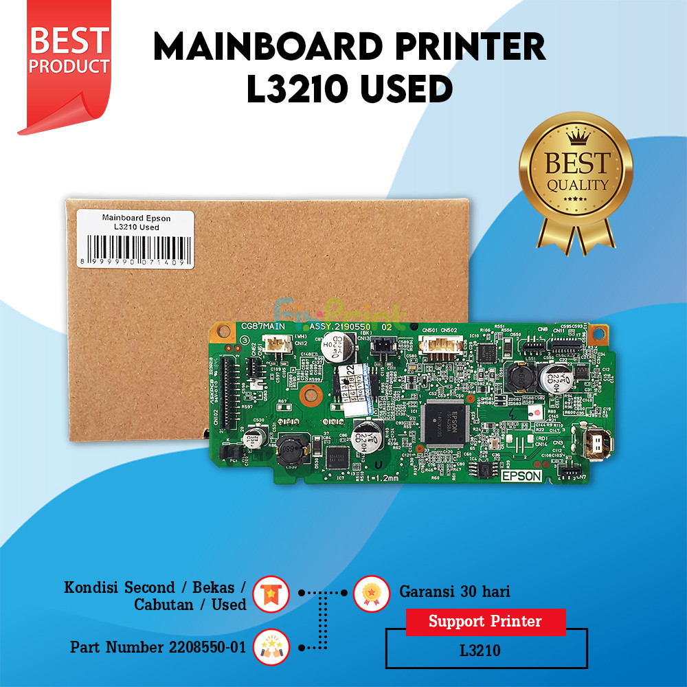Jual Mainboard Epson L3210 Board Printer L3210 Motherboard L3210 Used ...