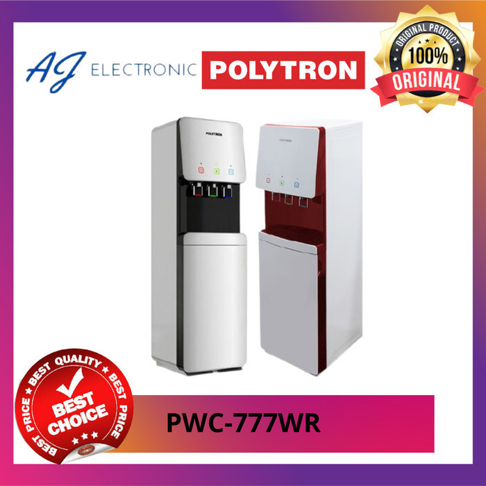 Jual DISPENSER POLYTRON PWC-777-WR / pwc777wr / PWC 777 , GALON BAWAH ...