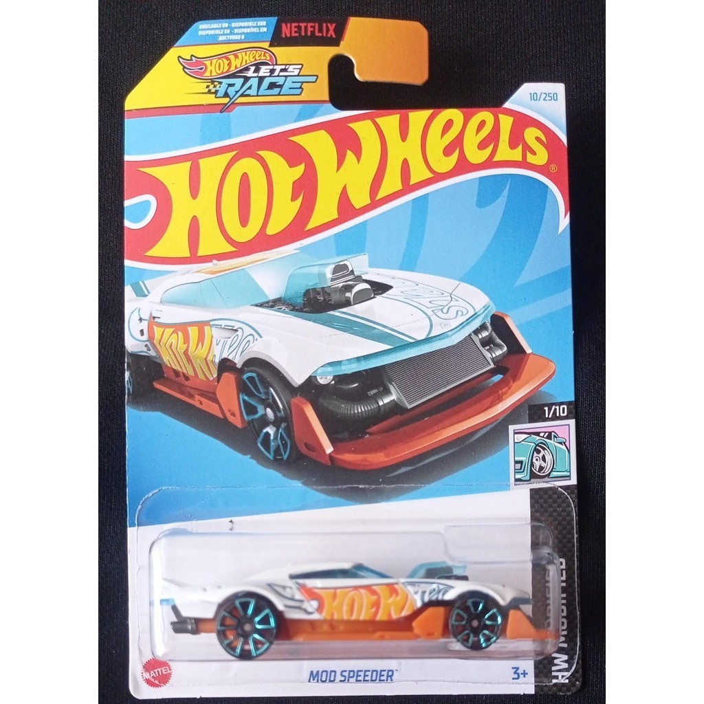 Jual Hot Wheels - Mod Speeder HW Modified Hot Wheels Race Netflix White ...
