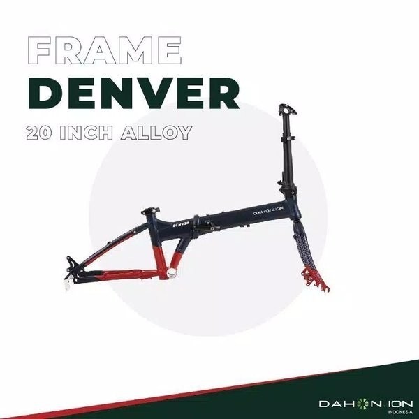Jual FRAME SEPEDA LIPAT DAHON DENVER 20 INCH | Shopee Indonesia