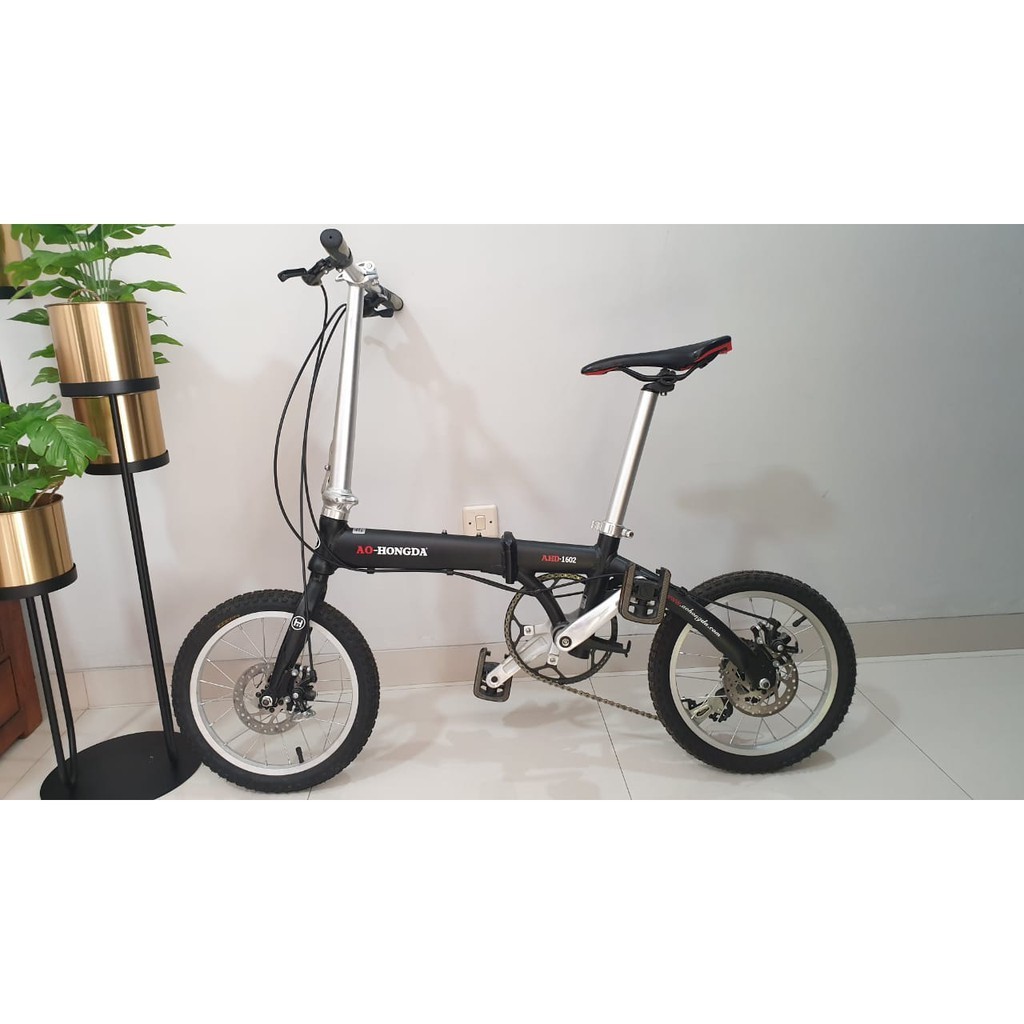 Jual Sepeda Lipat (Folding Bike) AO Hongda (Bekas) | Shopee Indonesia