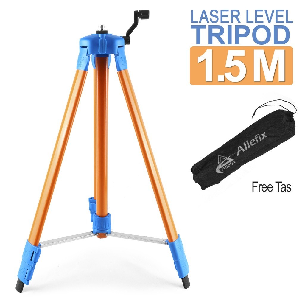 Jual Tripod Laser Level Panjang 1,5 Meter Stand Holder | Shopee Indonesia