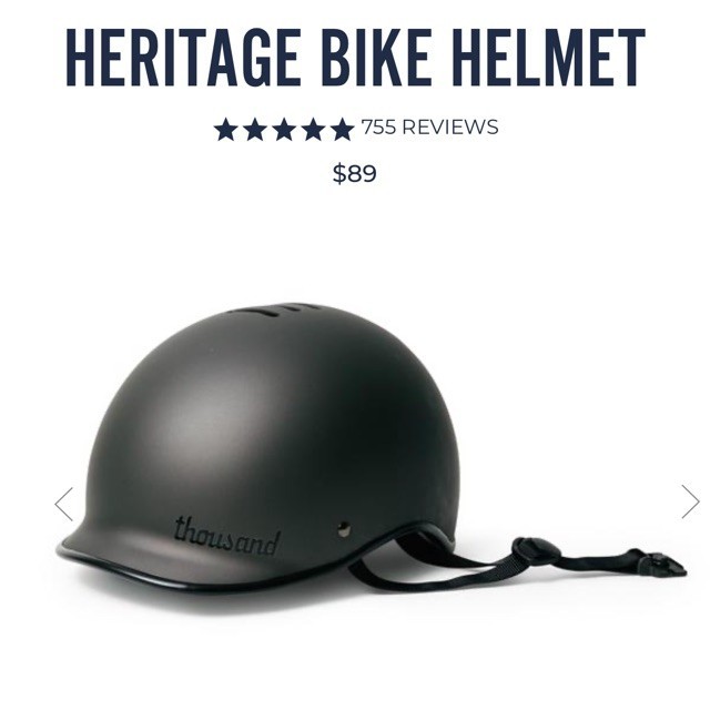 Jual Helm sepeda Heritage Thousand Helmet (Stealth black) | Shopee ...
