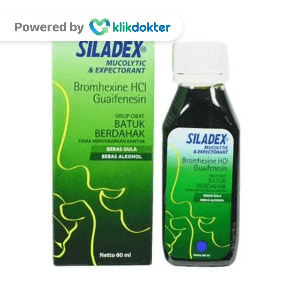 Jual Siladex Mucolytic Expectorant Sirup 60ml (Hijau) | Shopee Indonesia