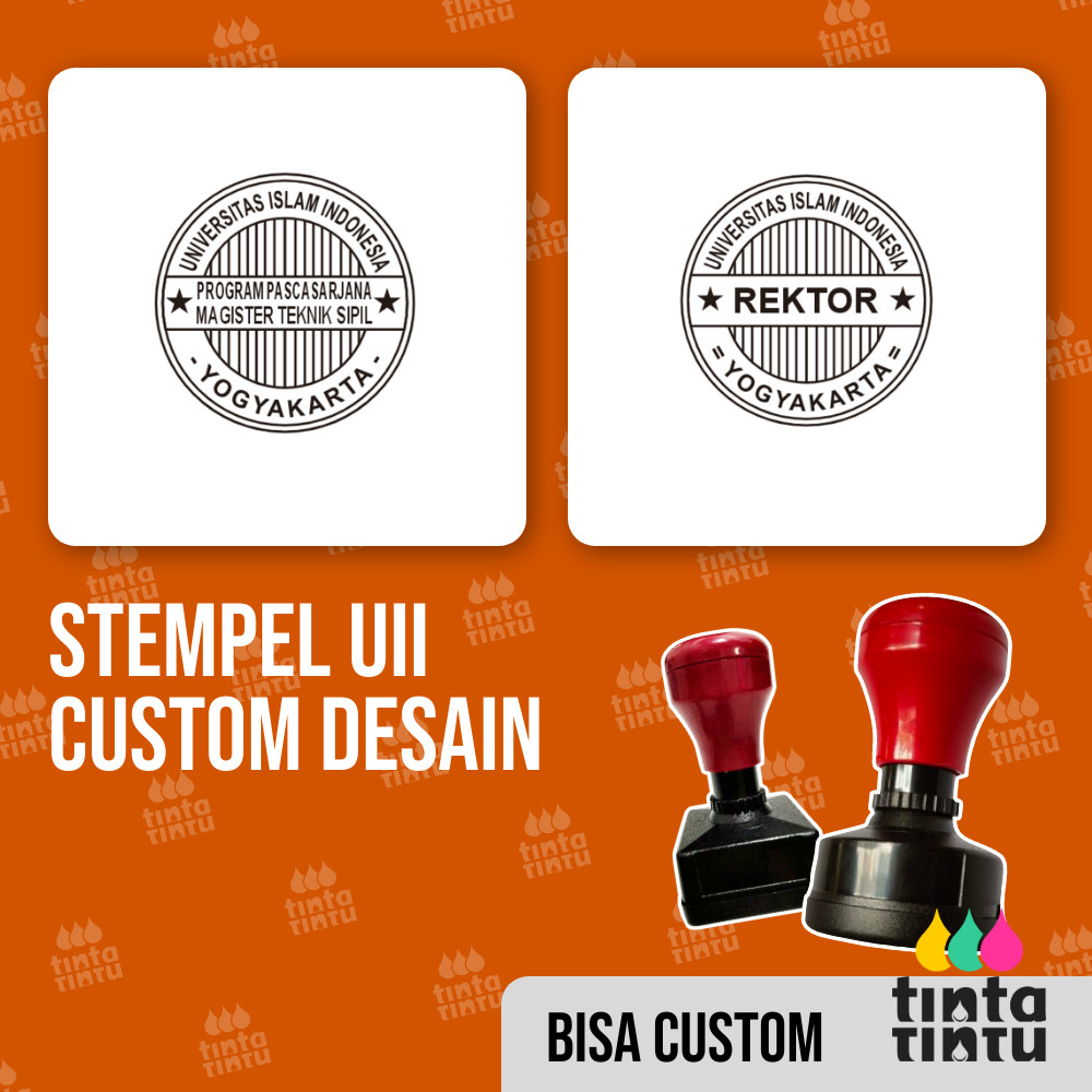Jual Stempel UII Custom Desain | Shopee Indonesia