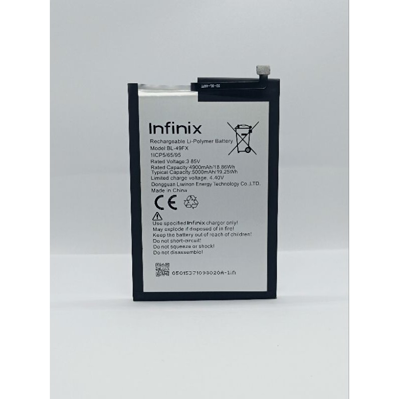 Jual BATERAI BATRE INFINIX SMART 7 X6515 BL49FX 5000MAH ORIGINAL ...