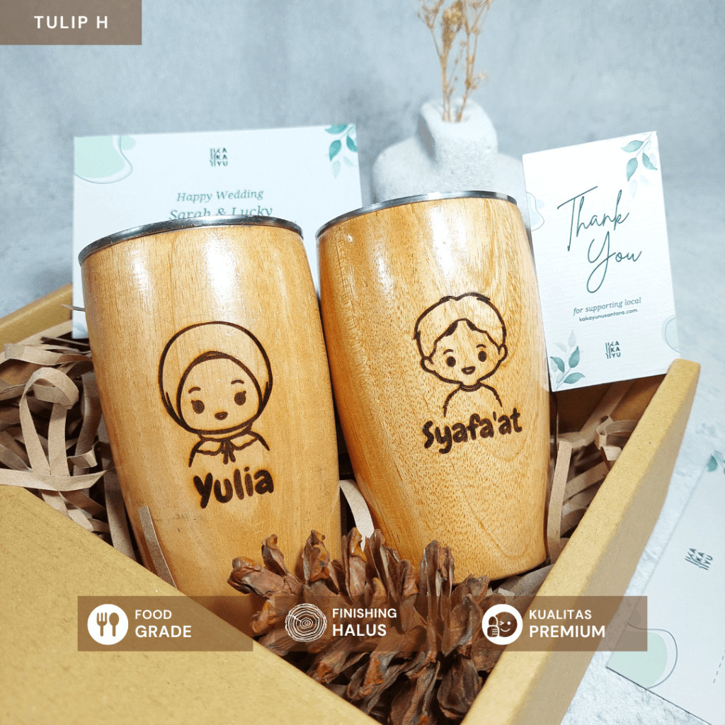 Jual Tulip Hampers Gelas Kayu Estetik / Hampers Lebaran / Hampers ...