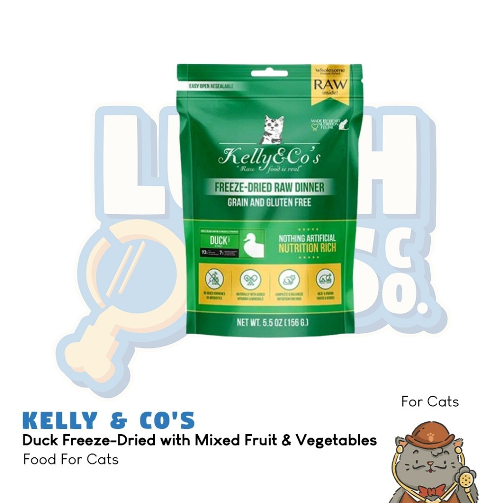 Jual Kelly & Co's Duck Freeze-Dried Raw Dinner With Mixed Fruit ...