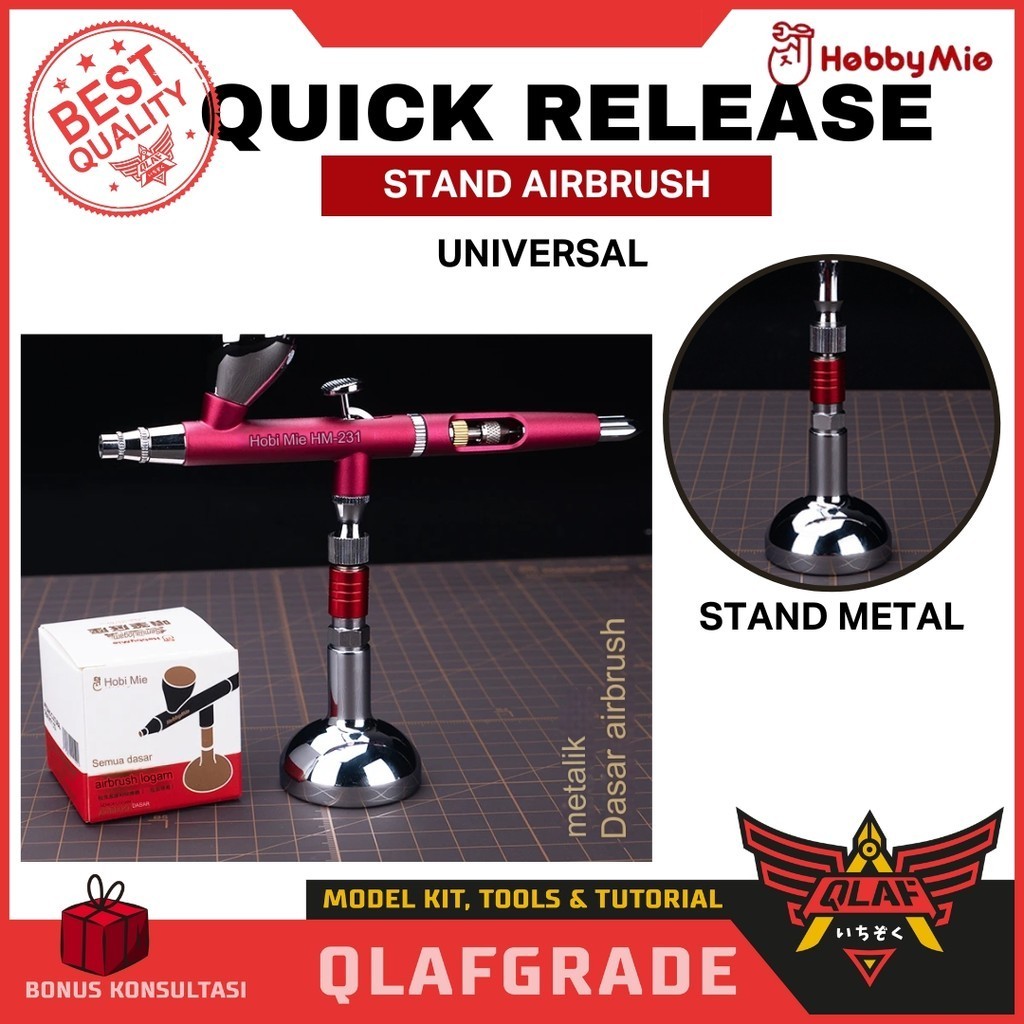 Jual Stand airbrush Quick Release Disconnect - stand penbrush display ...