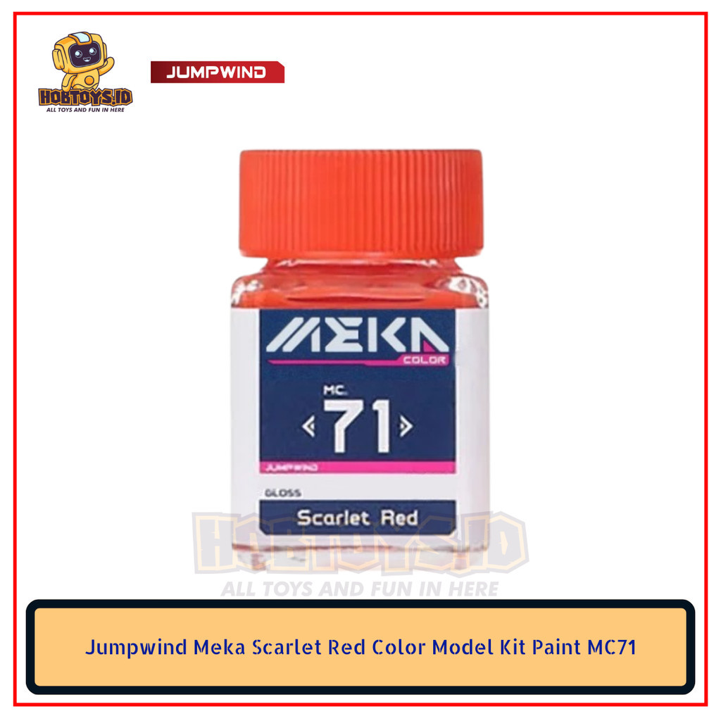 Jual Jumpwind Meka Scarlet Red Color Model Kit Paint MC71 | Shopee ...
