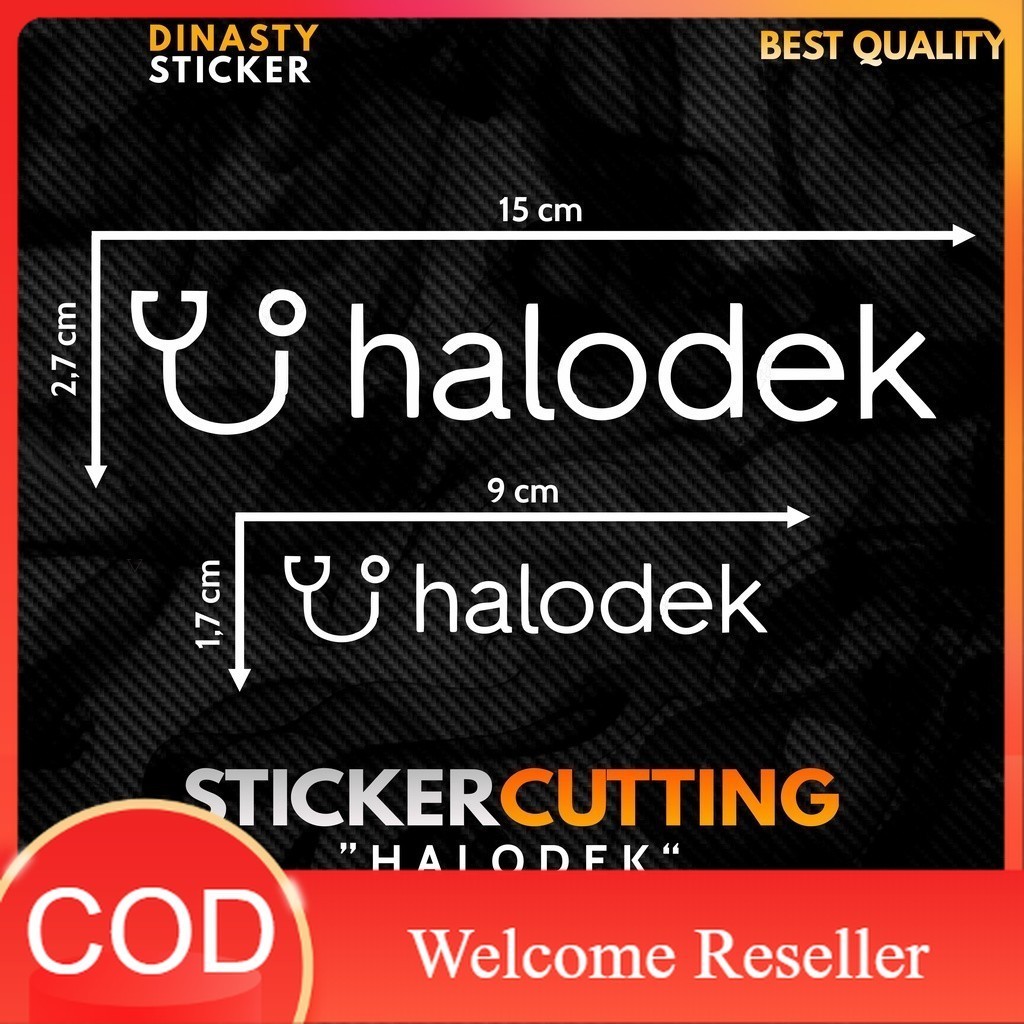 Jual JDM PROJECT - STICKER STIKER CUTTING VIRAL HALODEK HITS HALO DEK ...