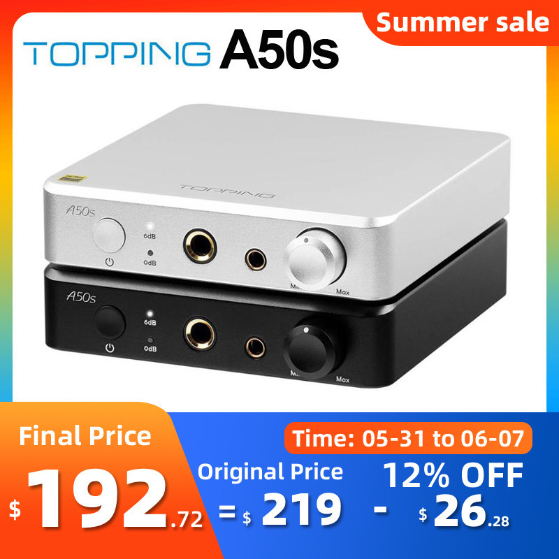 Jual TOPPING A50s Hi-Res Headphone Amplifier Pre AMP 4.4mm Balanced 6 ...