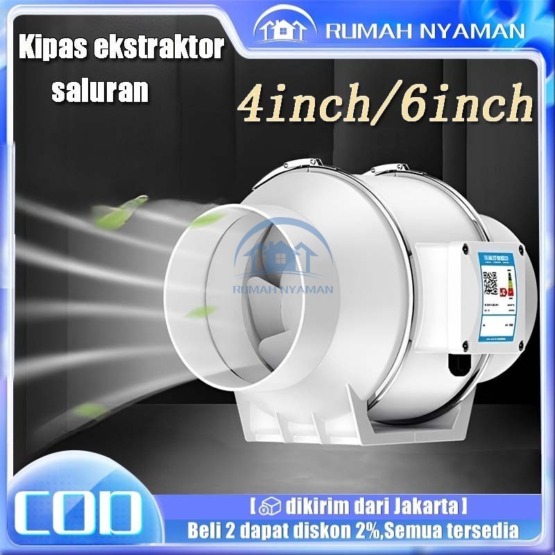 Jual blower dapur penghisap asap dapur 4" 6" 8" 220V Blower Hisap Untuk ...