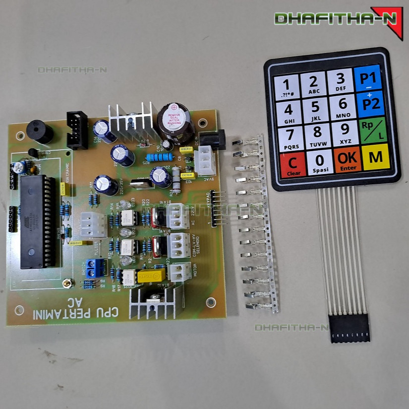 Jual CPU Pom Mini AC Digital Pertamini IC Prorgam Atmega 16/32 Keypad ...