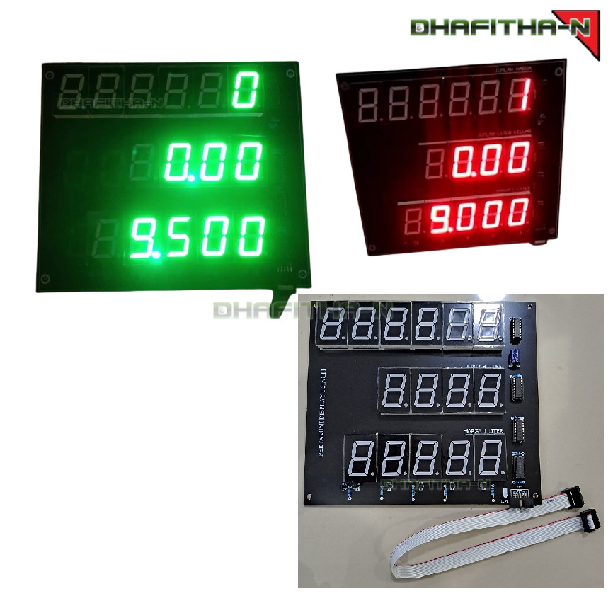 Jual Layar Display 7 Segment Pom Mini Warna Hijau Merah | Shopee Indonesia