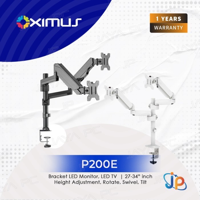 Jual Oximus P200E - Desk Mount Bracket LED Monitor 27 - 34" Inch ...