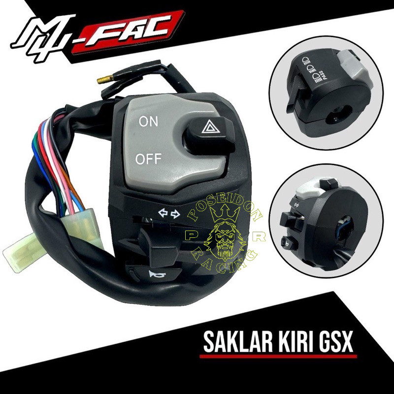 Jual Saklar Holder Kiri Plus Hazard Dim On Off Lampu Utama Saklar Kiri ...