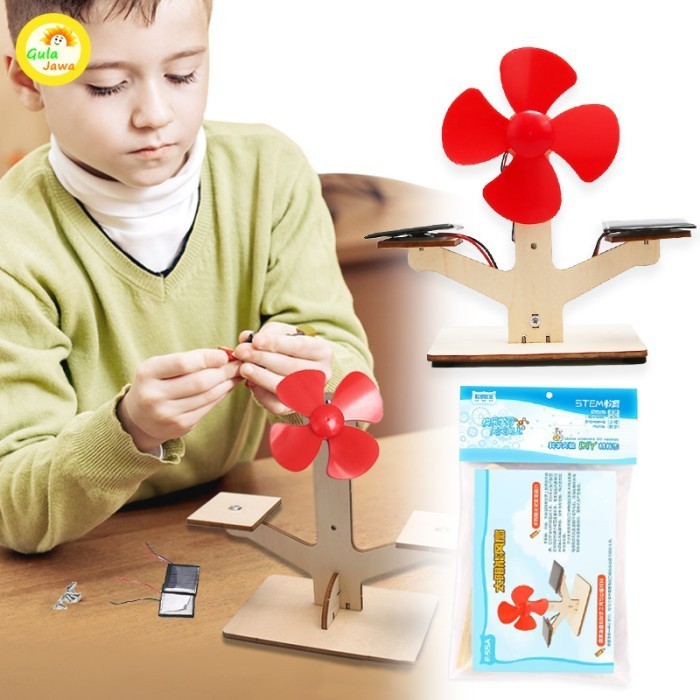 Jual Kit Edukasi Solar Panel Paket / Paket Rangkaian Dinamo Kipas ...