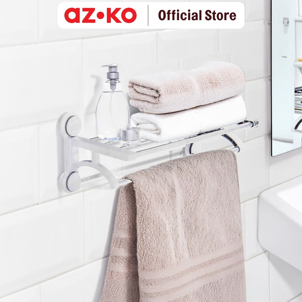 Jual AZKO Stora Gantungan Handuk 6 Rail Dengan Penghisap - Putih Tempat ...