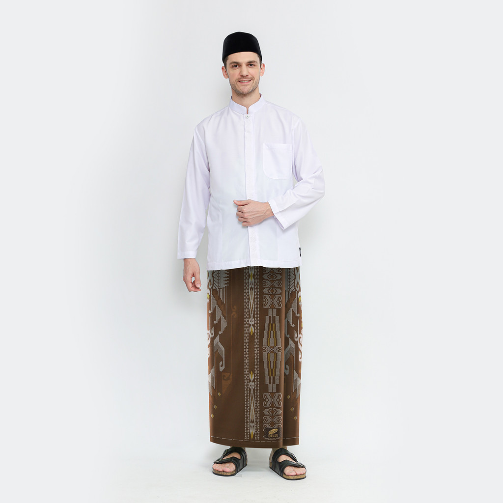 Jual Sarung ATLAS Idaman 555 Harmoni Motif BHS MSB 01 Coklat 02 ...