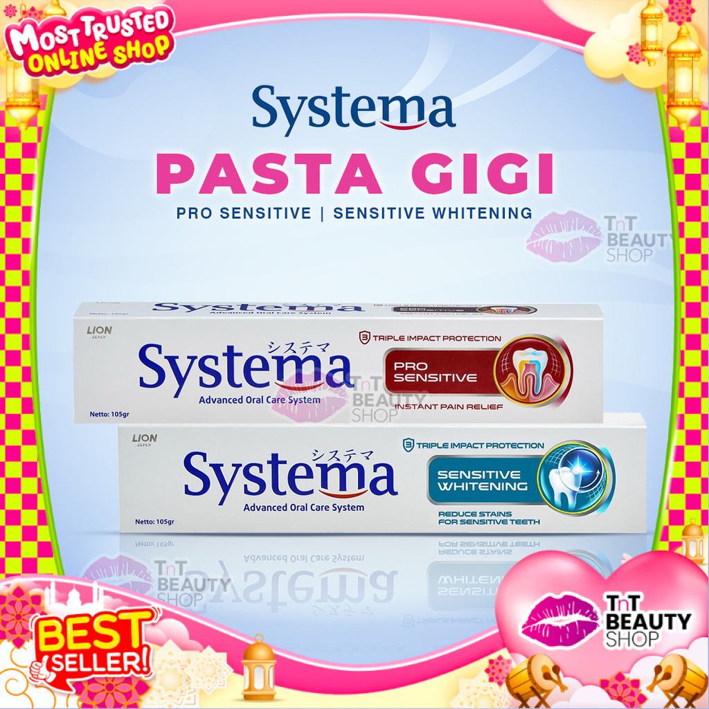 Jual Systema Pasta Gigi 105gr | Pro Sensitive - Sensitive Whitening ...