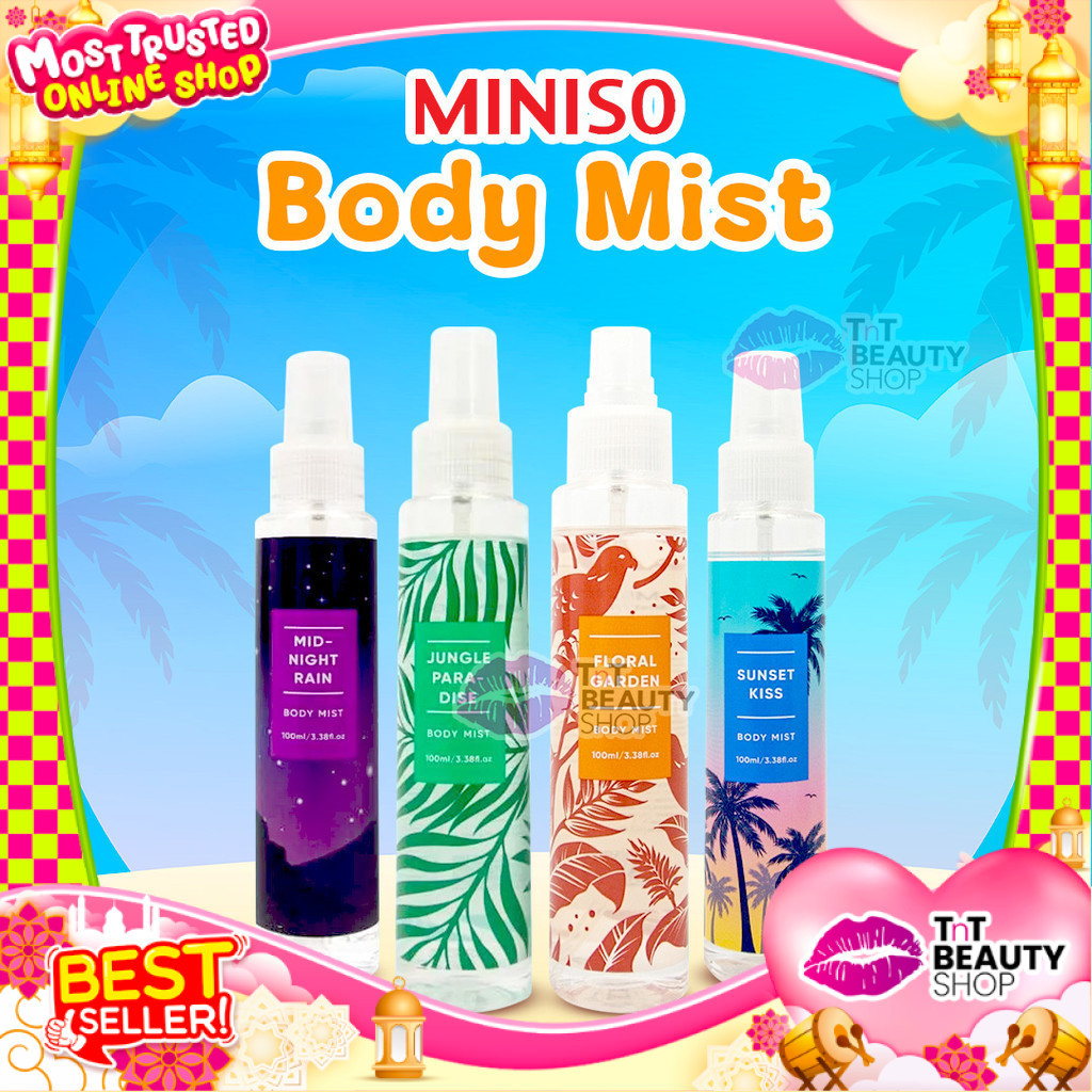 Jual MINISO Body Mist 100ML Parfum Fragrance Mist Perfume Spray | TnT ...