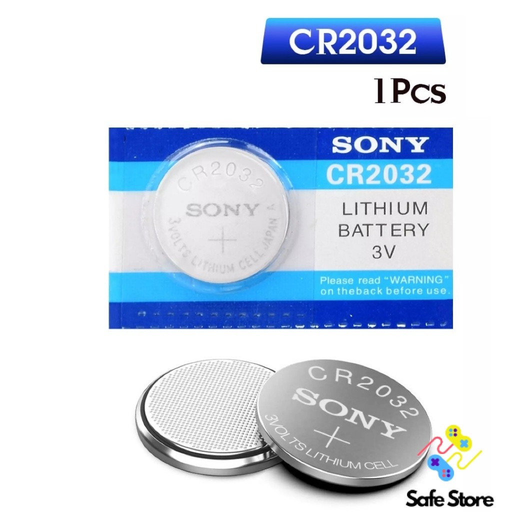 Jual BATERAI CMOS CR2032 SONY BATERRY JAM 2032 BATERAI KANCING MOBO ...