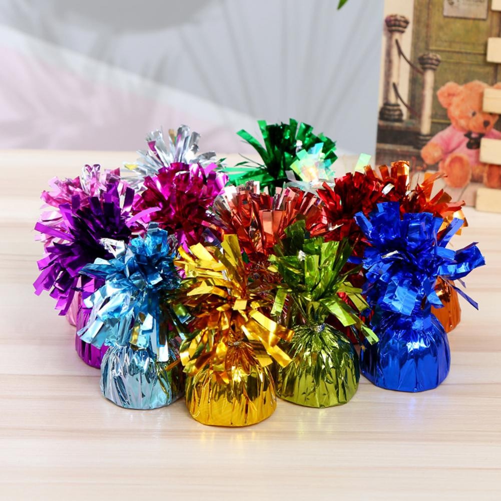 Jual 6Pcs Balloon Weights Anti-floating Foil Paper-wrapped Long-lasting ...
