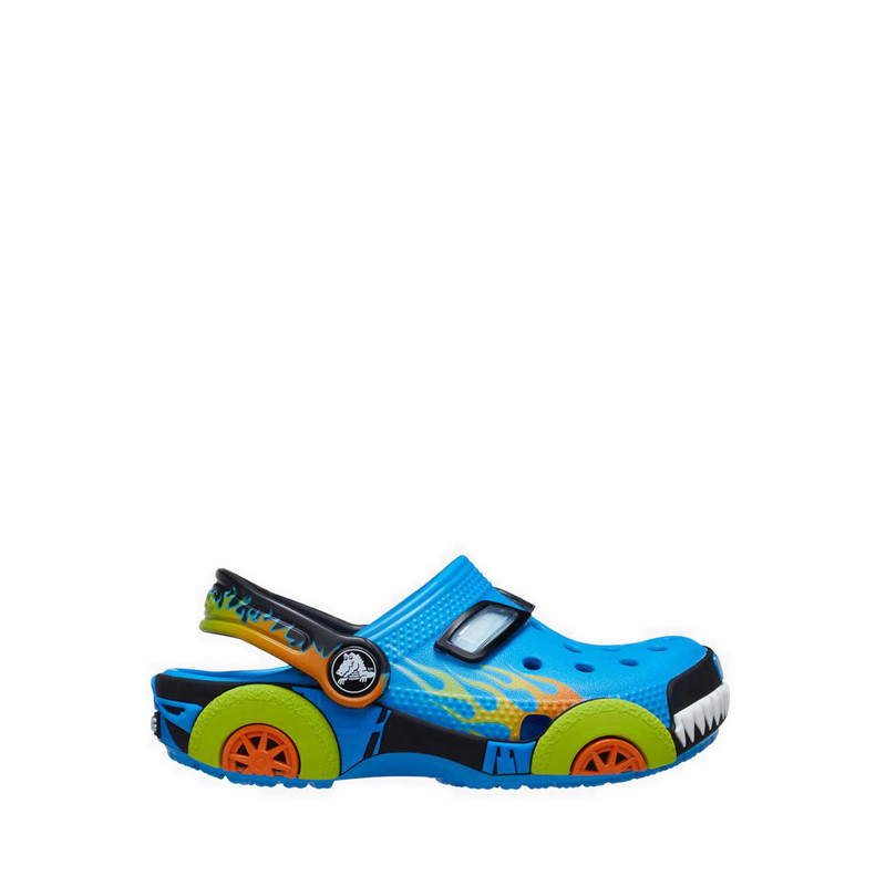 Jual Crocs Classic IAM Monster Truck Toddler Clog - Neon Ocean | Shopee ...